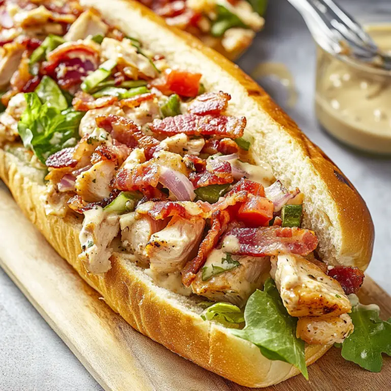 Chopped Chicken Bacon Ranch Sub