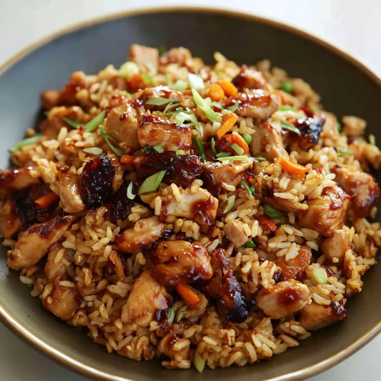 Easy Japanese BBQ Chicken Fried Rice