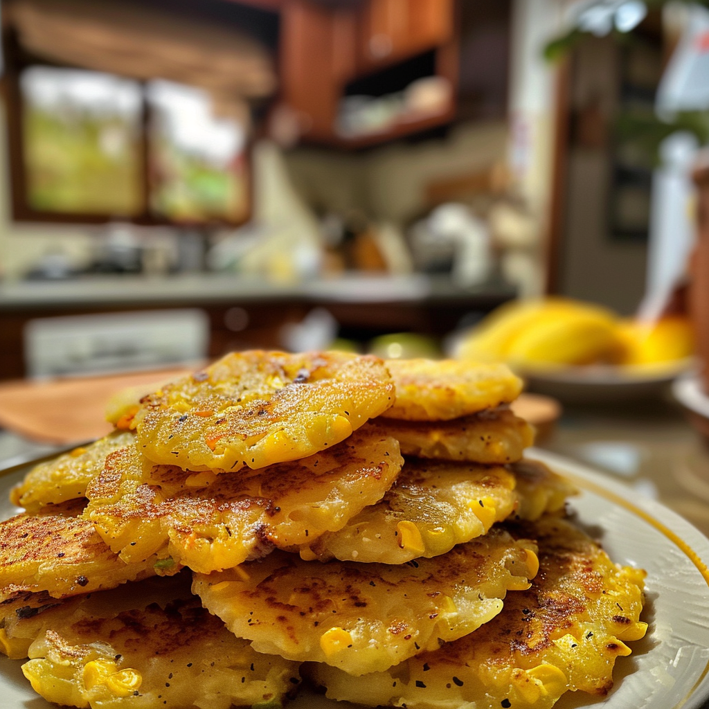 Venezuelan Sweet Corn Cachapas